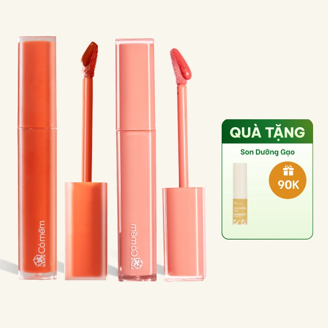 Combo Son Kem Nhung Và Kem Bóng Thuỷ Tinh Từ Thiên Nhiên